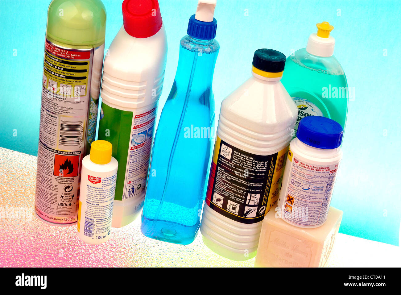 DANGEROUS CLEANING PRODUCT Stock Photo - Alamy