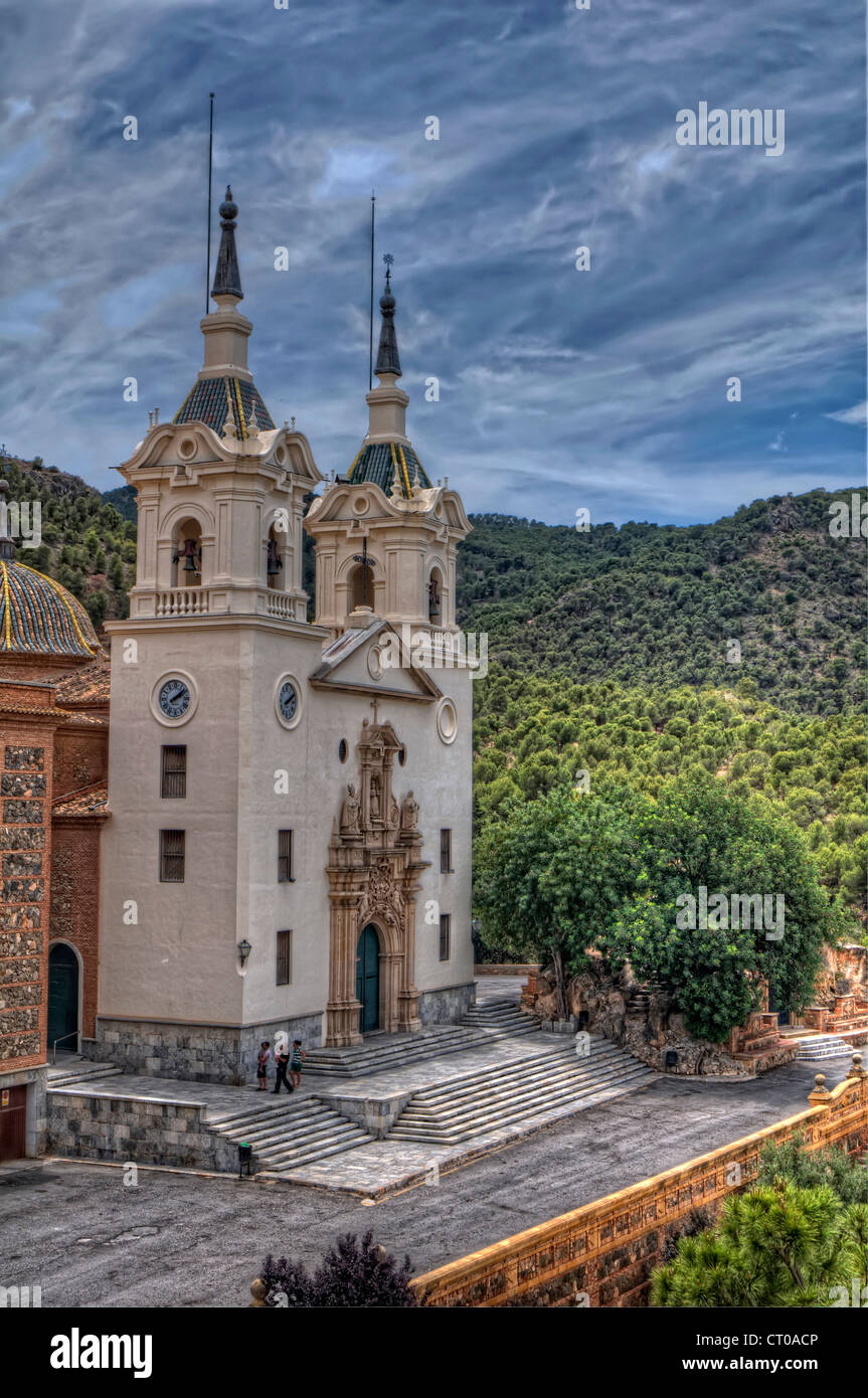 HDR view of La Fuensanta Sanctuary, Murcia, Spain, Europe Stock Photo ...