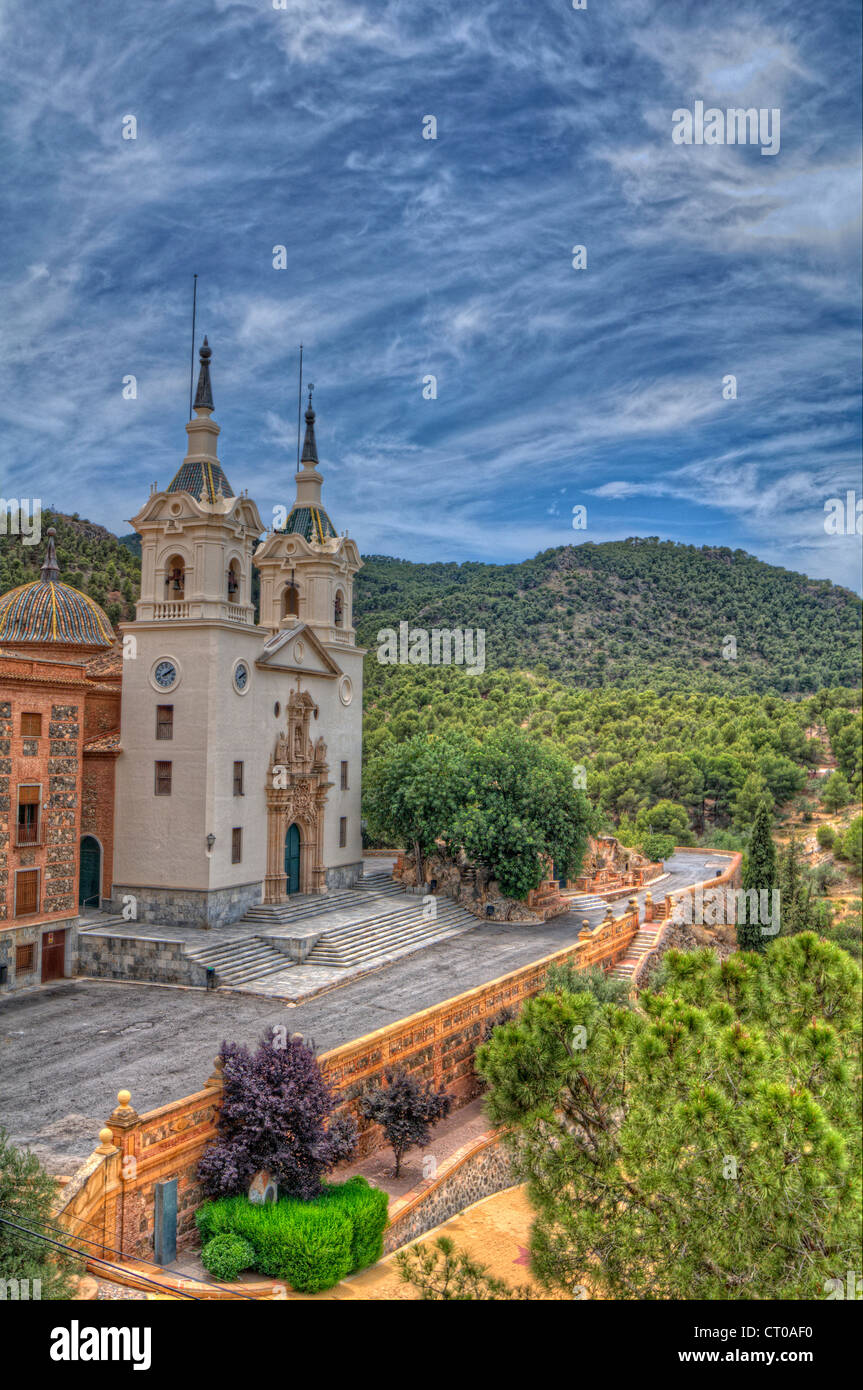 HDR view of La Fuensanta Sanctuary, Murcia, Spain Stock Photo - Alamy