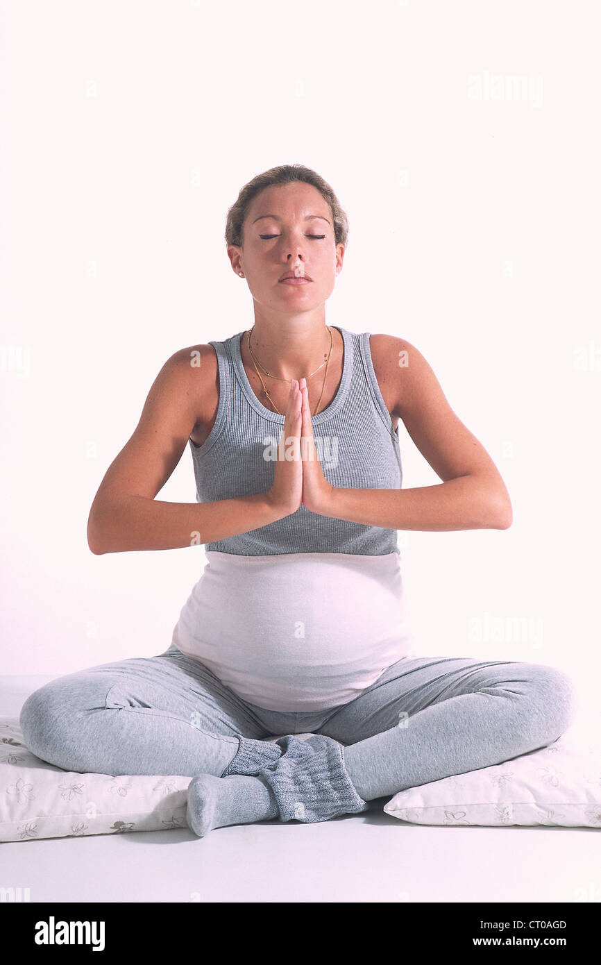 PREGNANT WOMAN RELAXING Stock Photo - Alamy