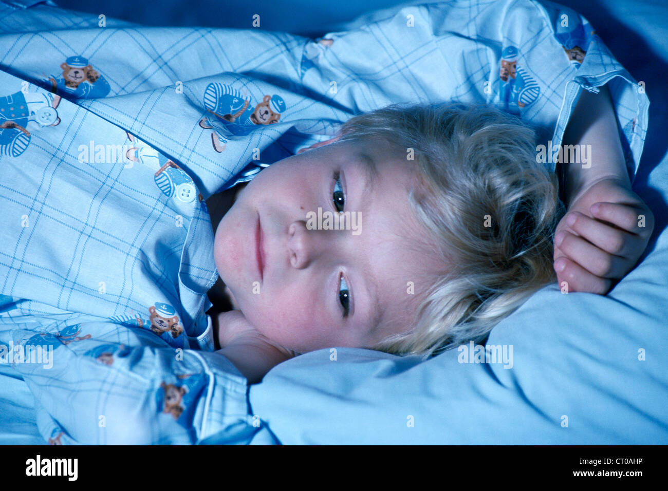 CHILD WITH INSOMNIA Stock Photo - Alamy