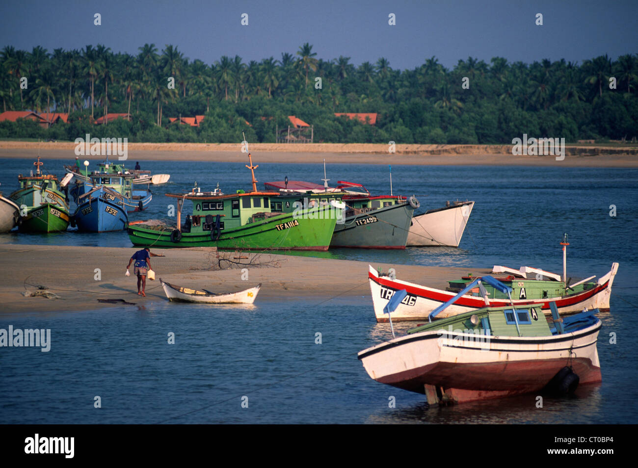 Malaysia, Terengganu, Marang, fishing boats Stock Photo - Alamy