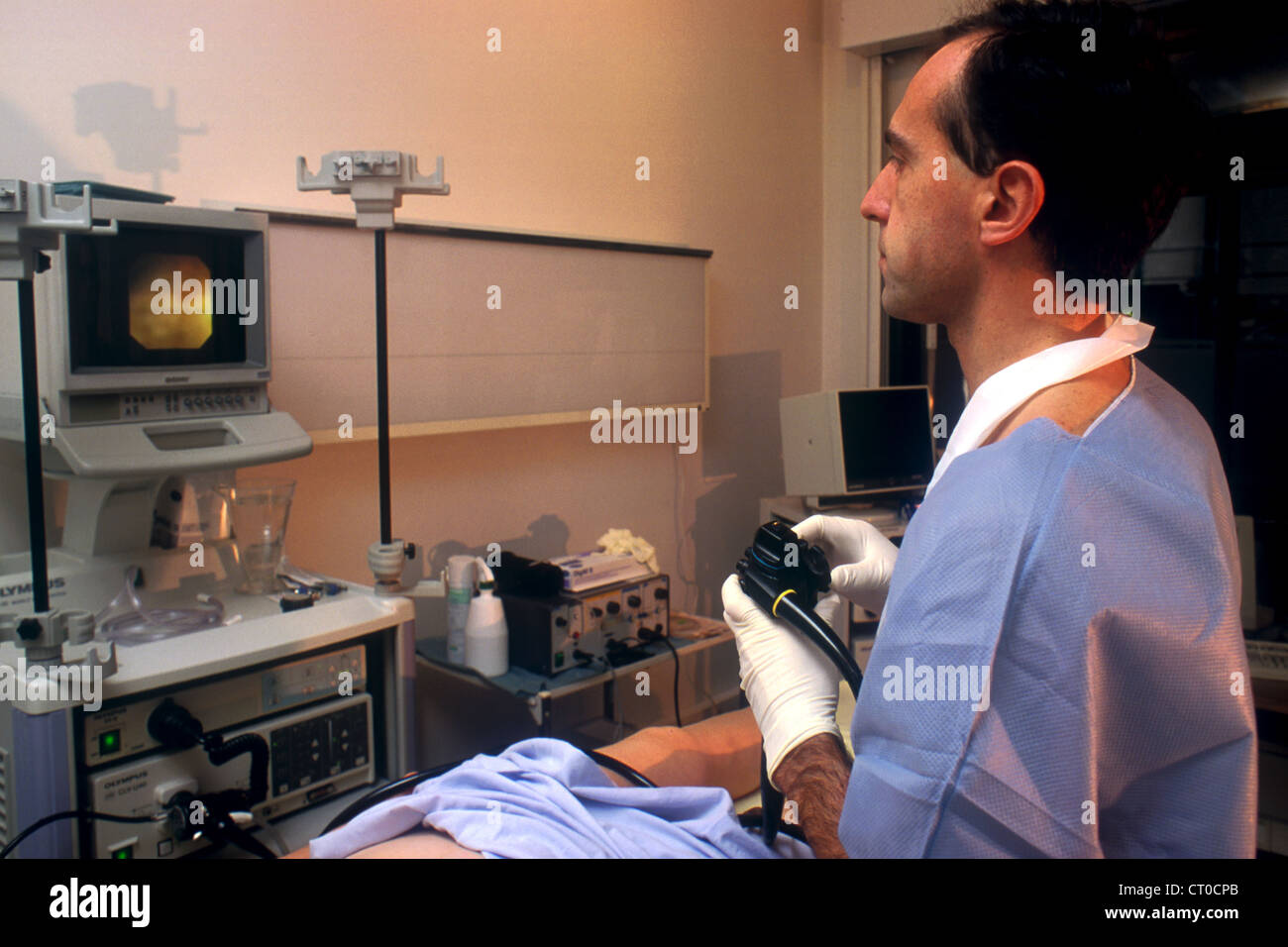 COLON, ENDOSCOPY EXAMINATION Stock Photo - Alamy