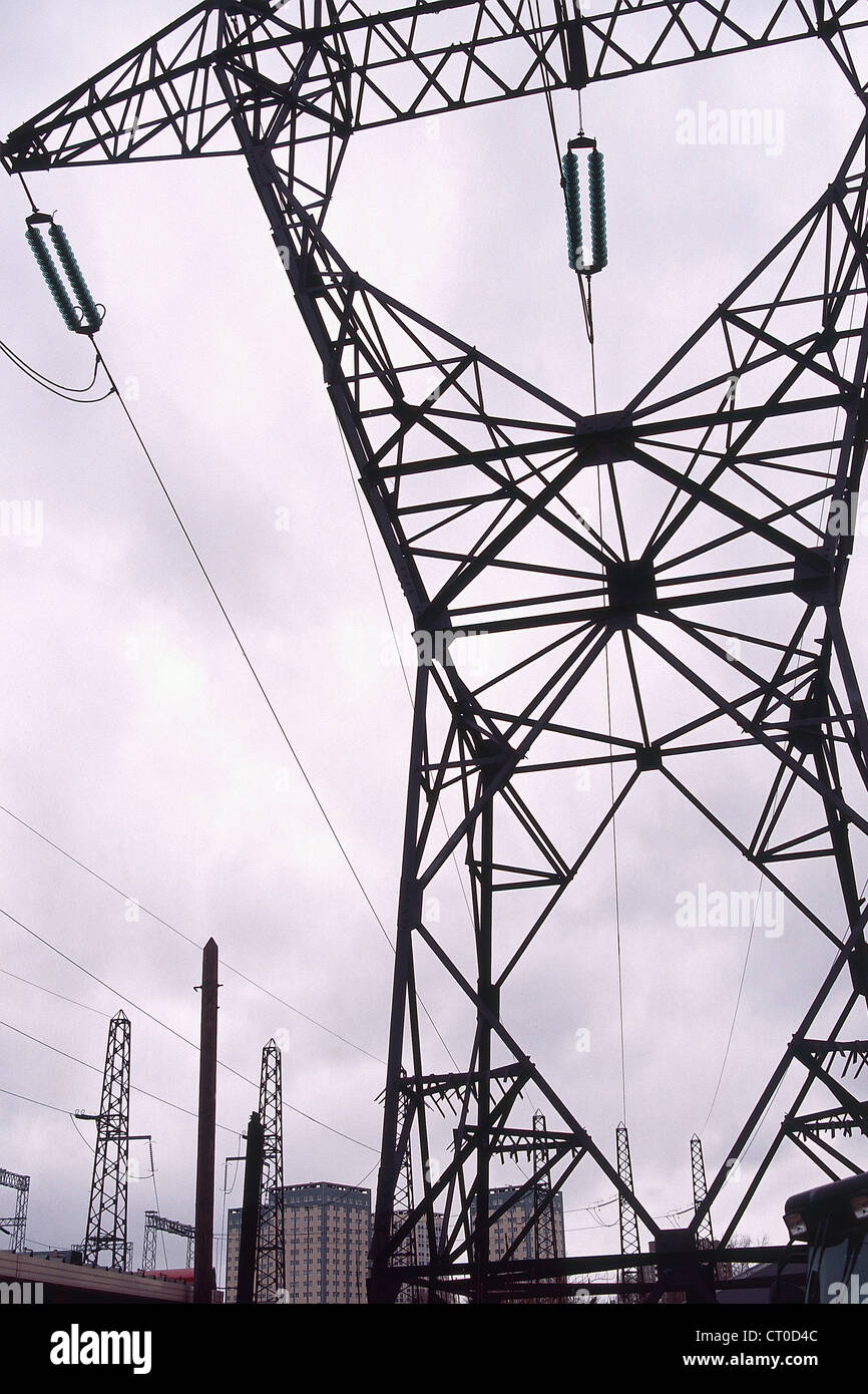 ELECTRICITY POWER LINE Stock Photo - Alamy