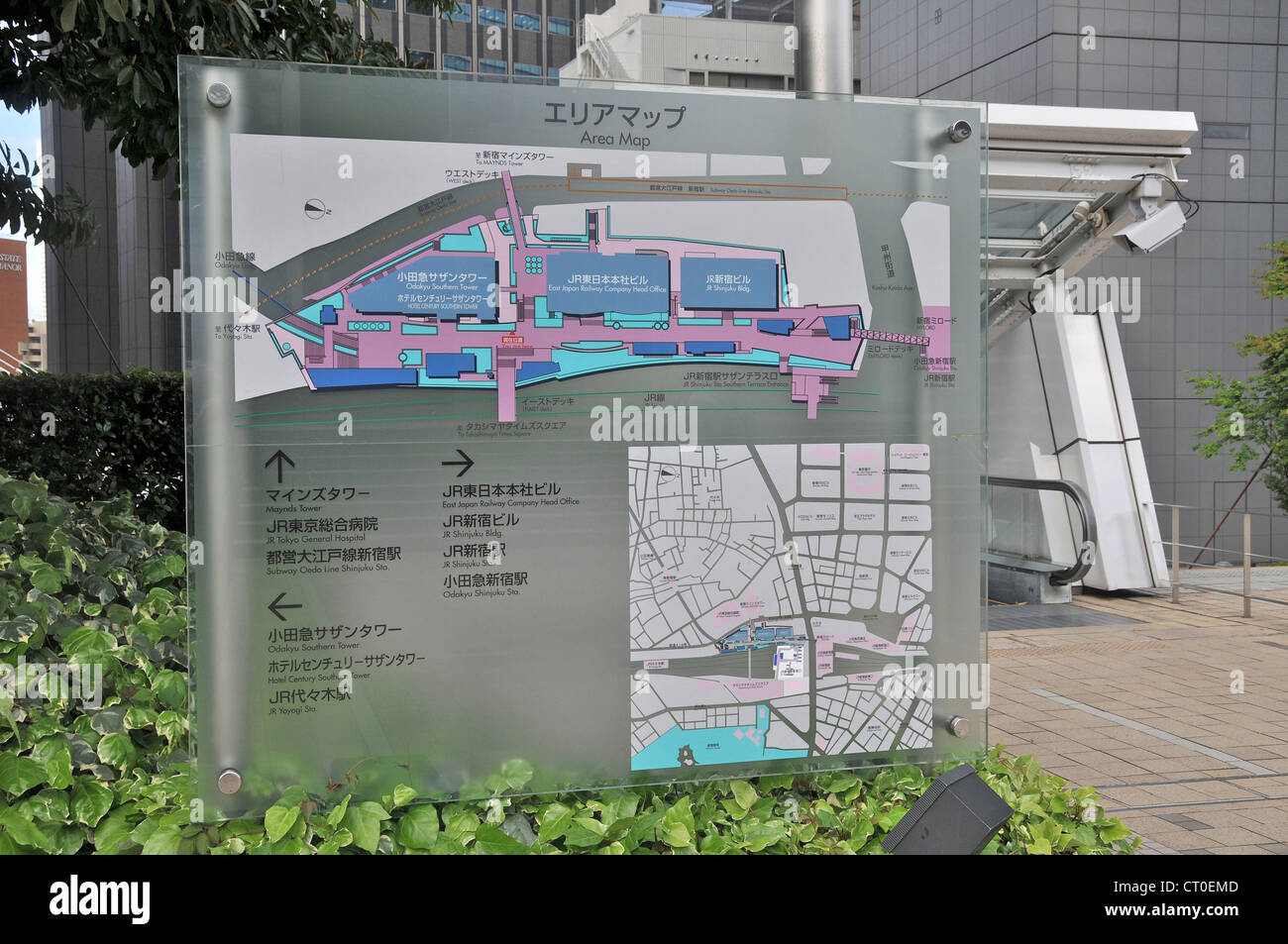 Map of tokyo station hi-res stock photography and images - Alamy
