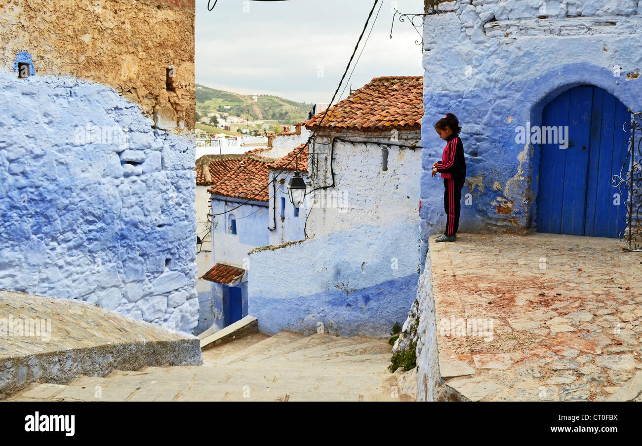 Chefchaouen homes hi-res stock photography and images - Alamy