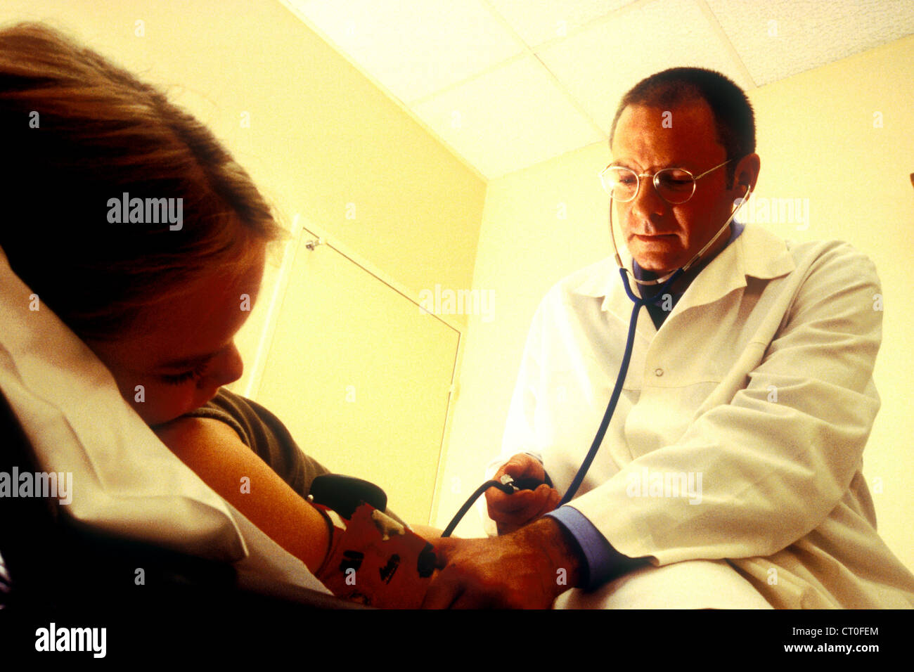 BLOOD PRESSURE, CHILD Stock Photo - Alamy