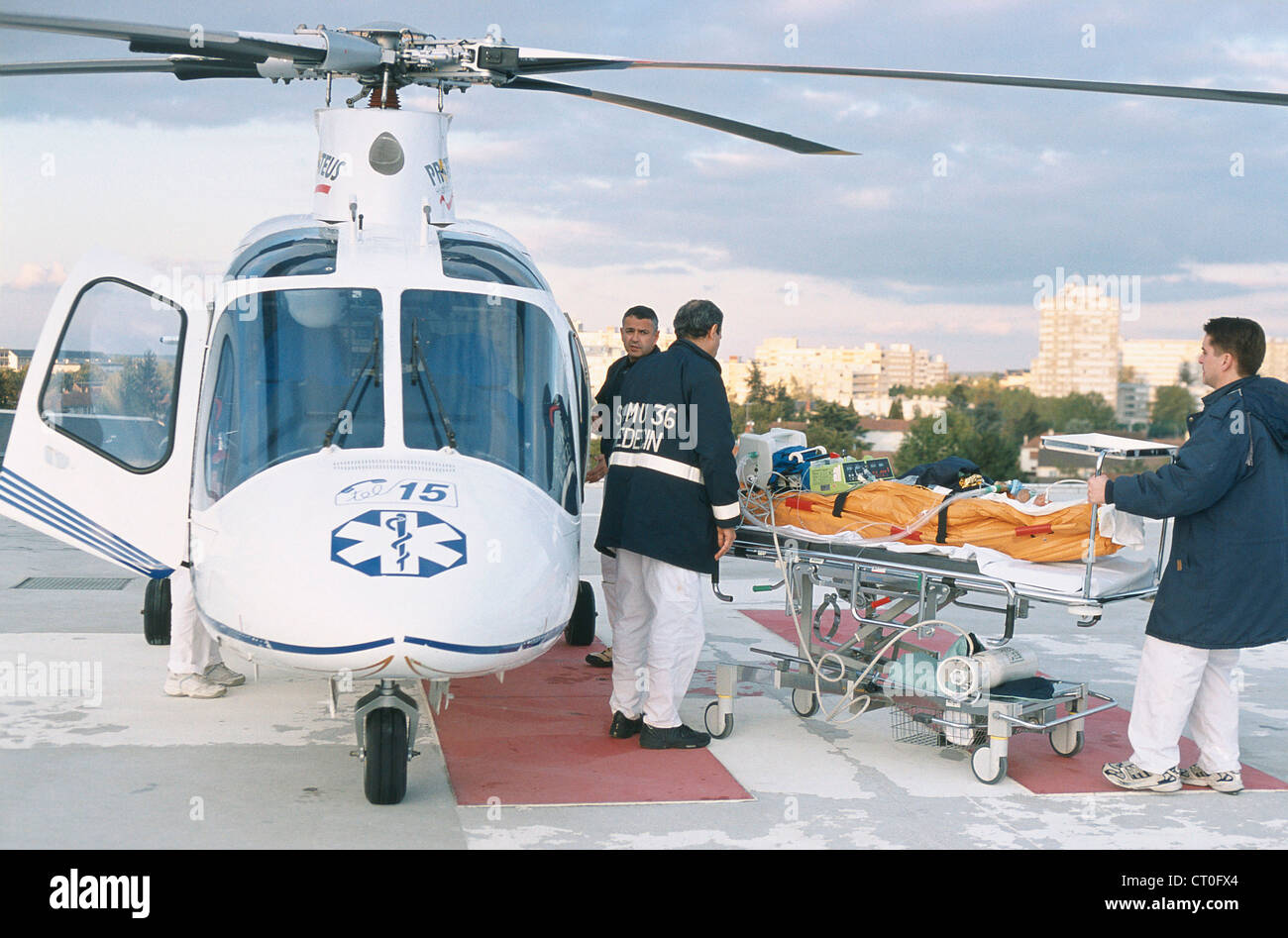 Transporting injured patients hi-res stock photography and images - Alamy