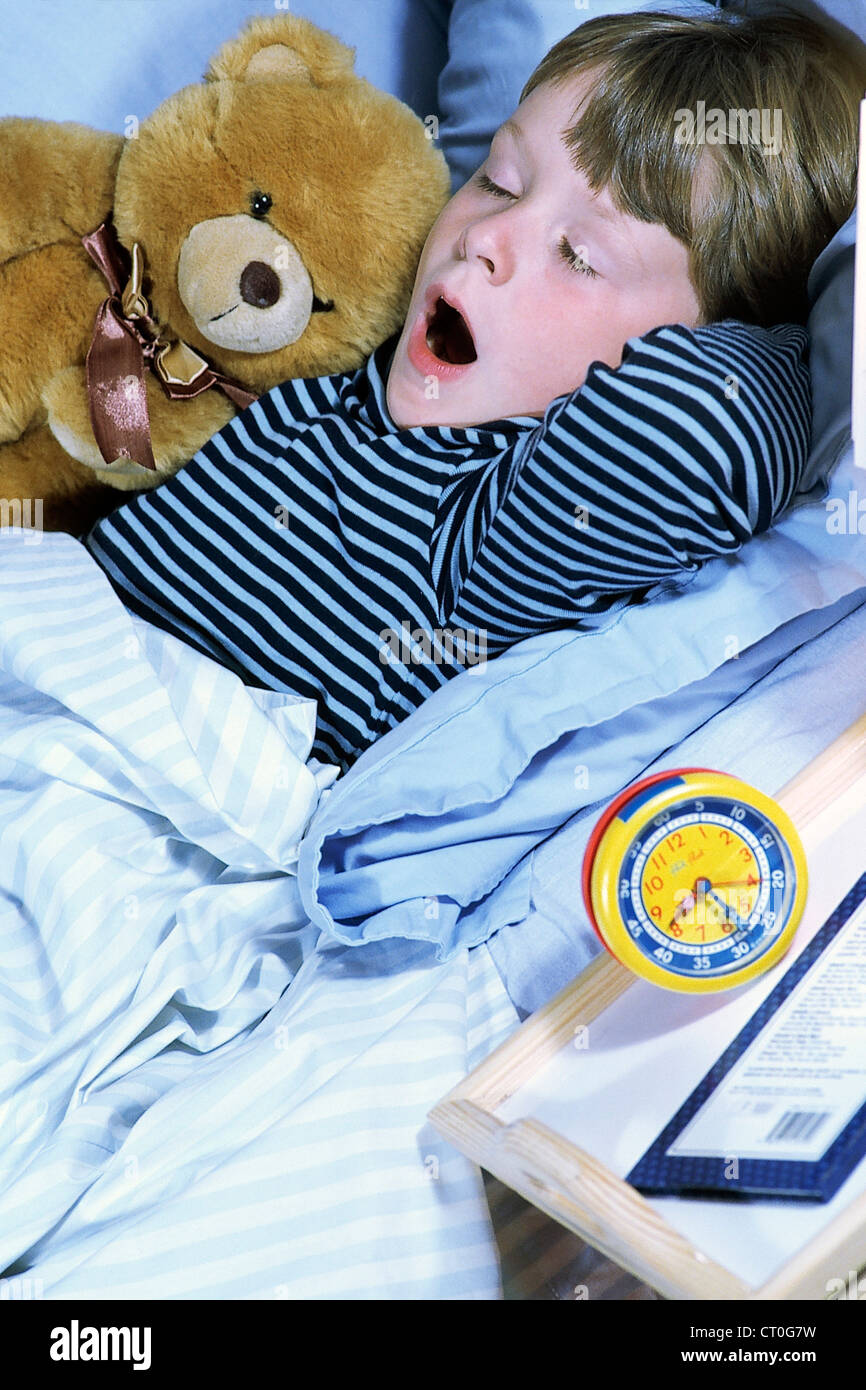 CHILD WITH INSOMNIA Stock Photo - Alamy