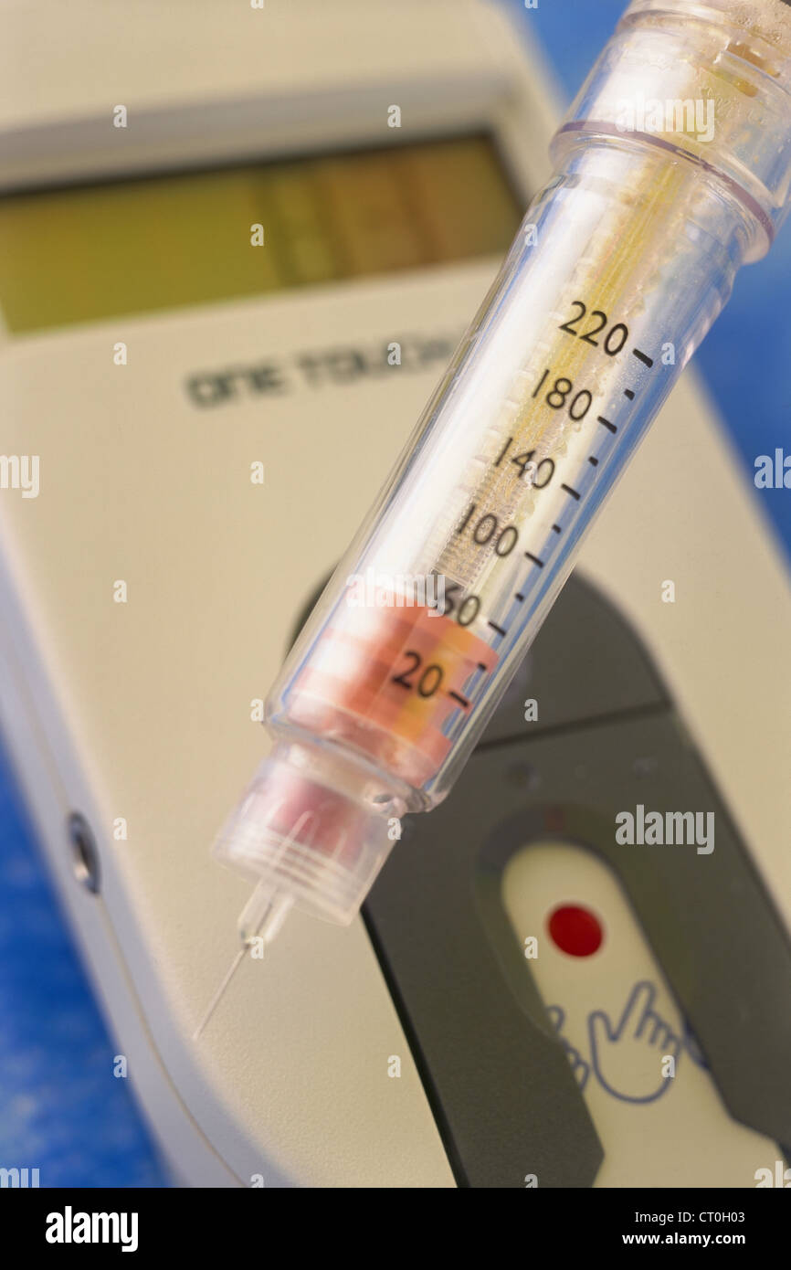 TEST FOR DIABETES Stock Photo - Alamy