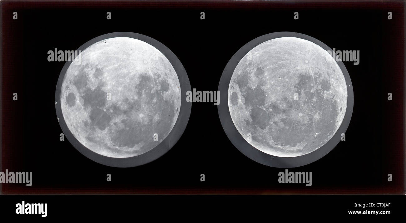 Full Moon by Warren de la Rue, 1858 Stock Photo - Alamy