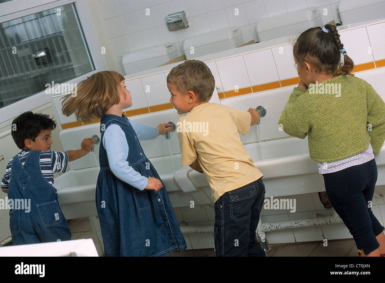 HAND WASHING, CHILD Stock Photo - Alamy