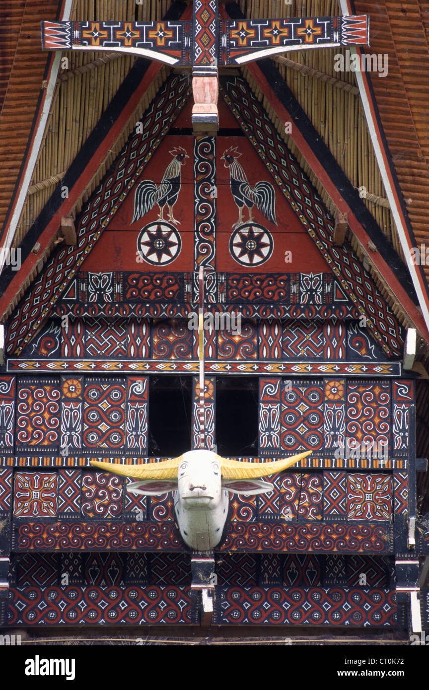 Indonesia, Sulawesi, Tanatoraja, Kete Kesu, toraja house Stock Photo ...