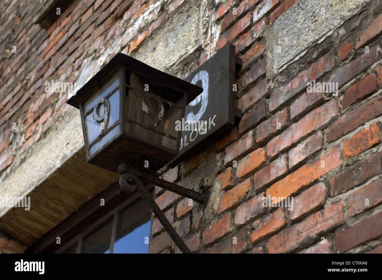 Block 9 Auschwitz I concentration camp Poland Stock Photo - Alamy