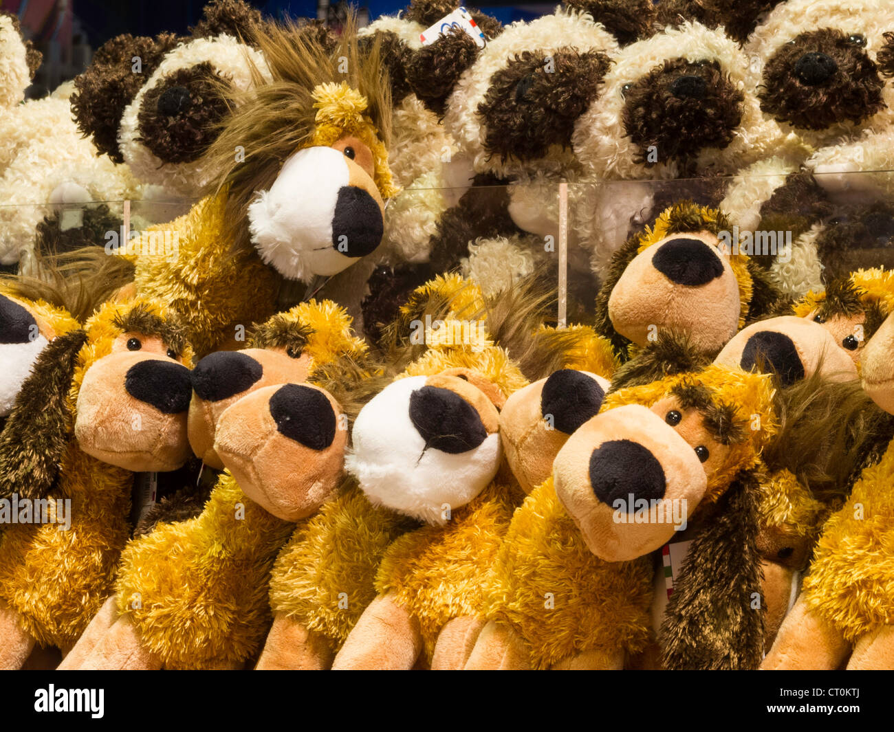 Display of Stuffed Animals Stock Photo - Alamy