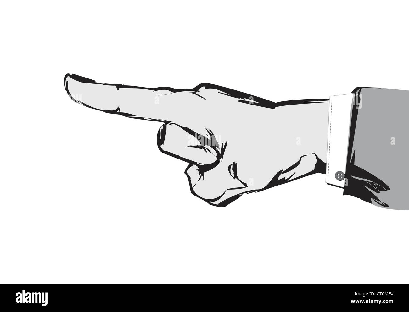 Man pointing with left hand hi-res stock photography and images - Alamy