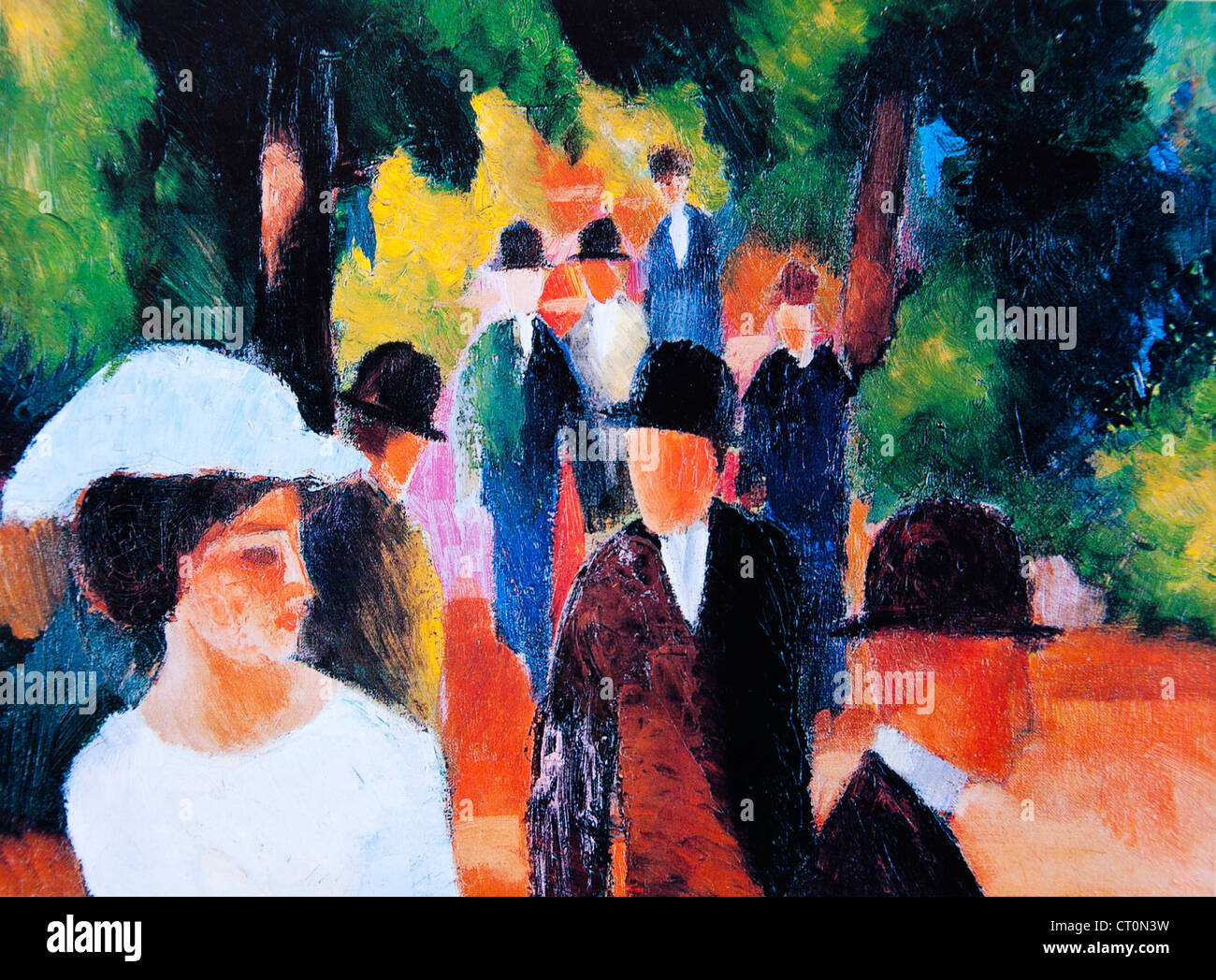 August Macke - Promenade Stock Photo - Alamy
