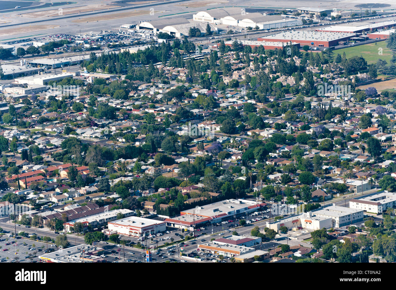 Aerial view of Los Angeles, California, USA Stock Photo - Alamy