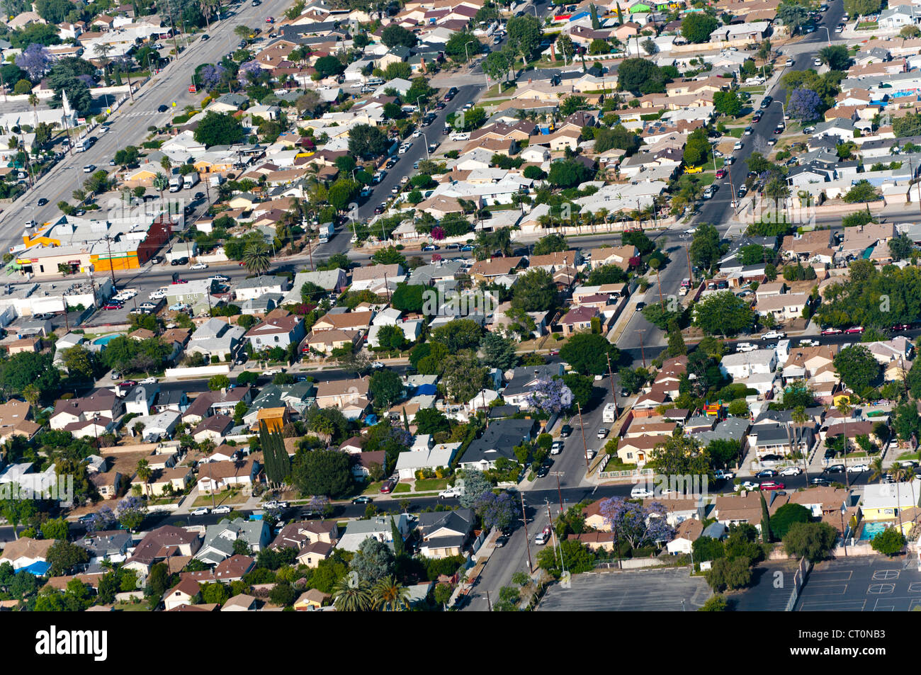 Aerial view of Los Angeles, California, USA Stock Photo - Alamy