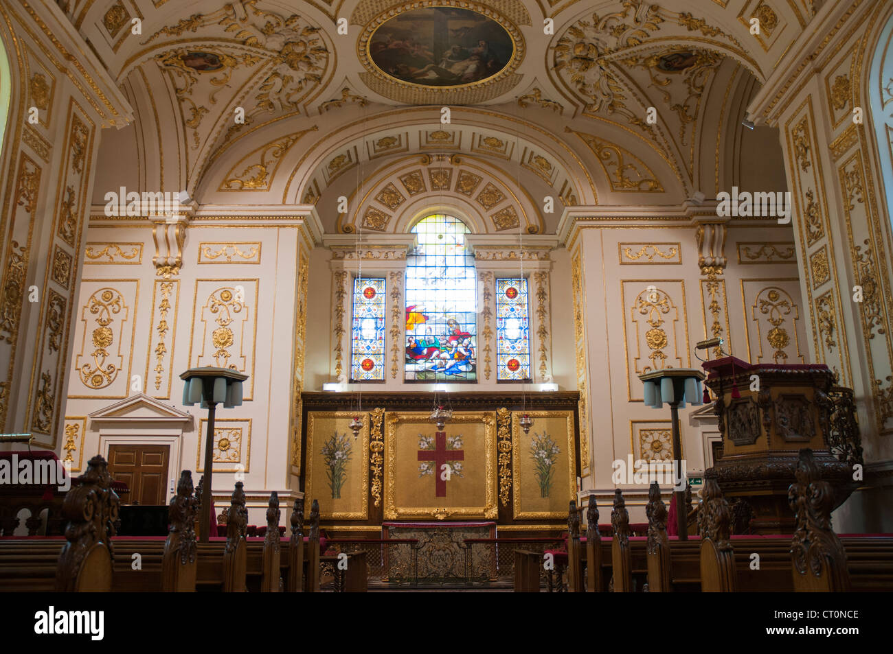 Great Witley parish church, renowned for its Italianate baroque ...