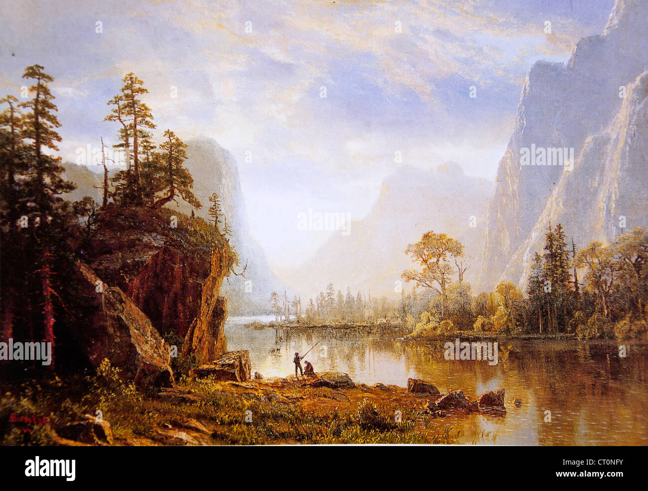 Yosemite Valley - Albert Bierstadt, 1863 Stock Photo - Alamy