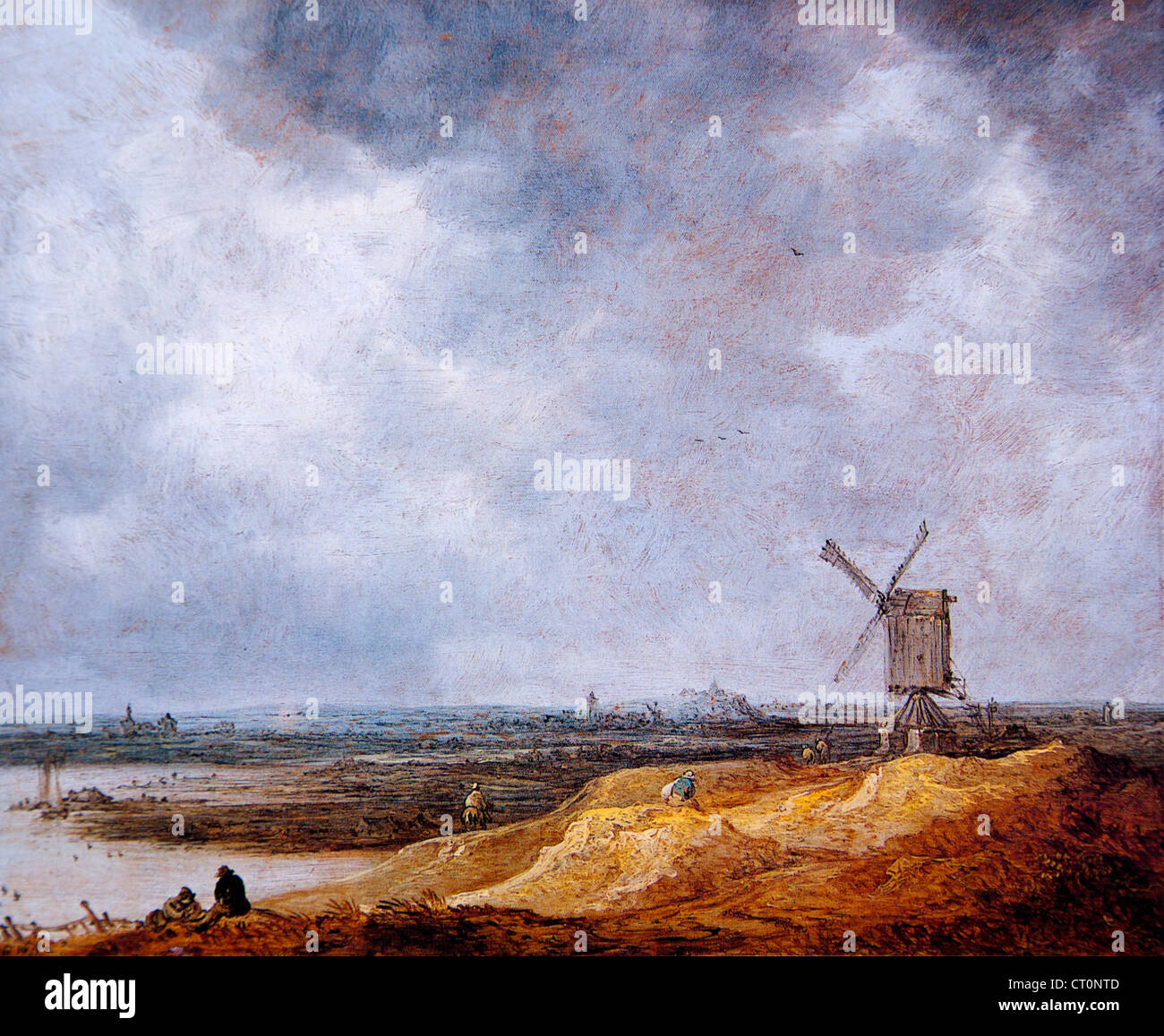 Windmill by a river hi-res stock photography and images - Alamy