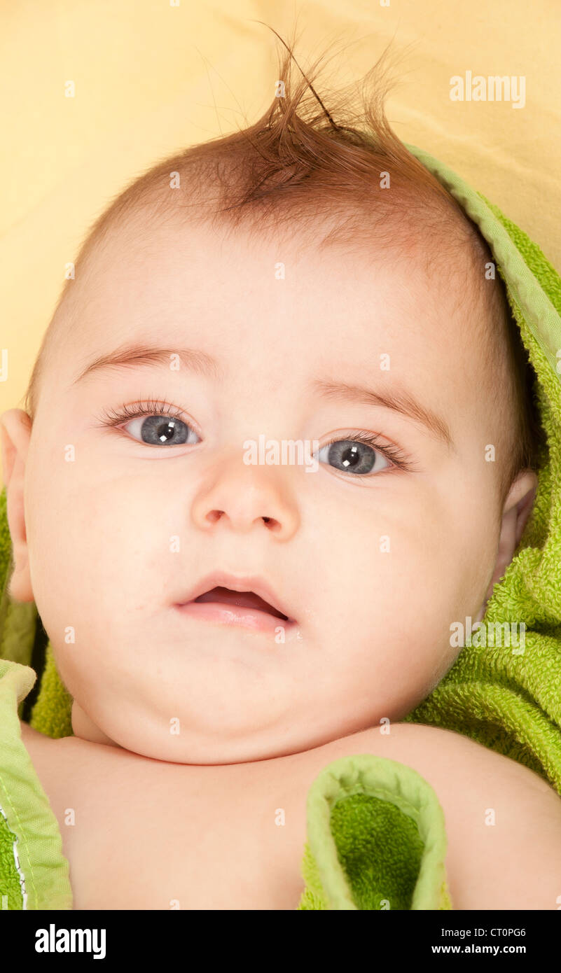 baby after bath Stock Photo - Alamy