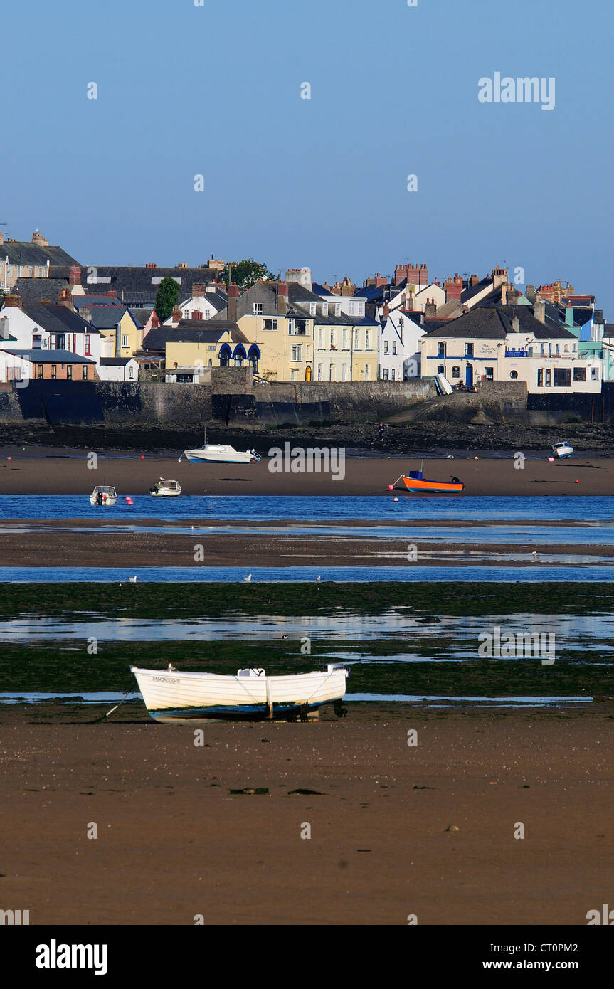 A view of Appledore across the estuary Devon UK Stock Photo - Alamy