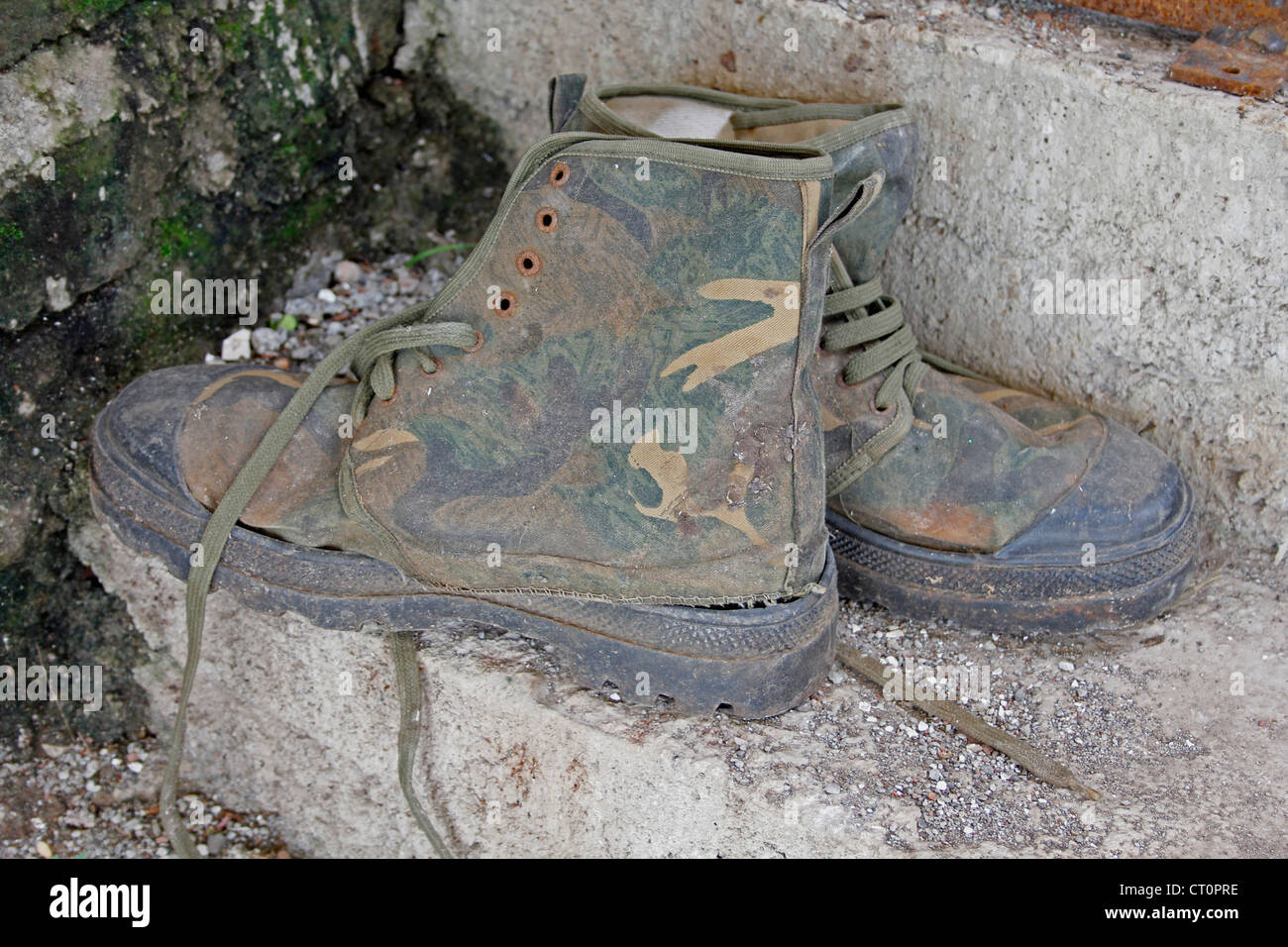 Muddy boots isolated hi-res stock photography and images - Alamy