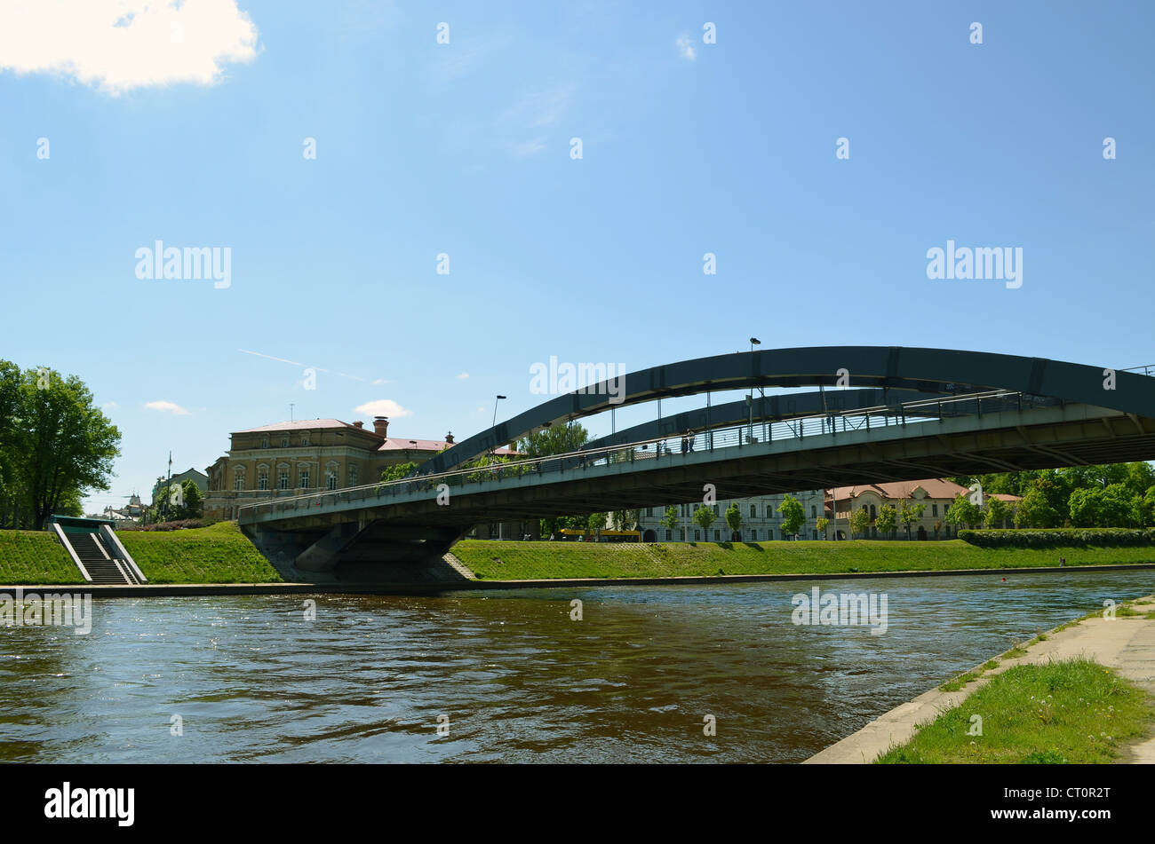 Bridge river in vilnius lithuania hi-res stock photography and images ...