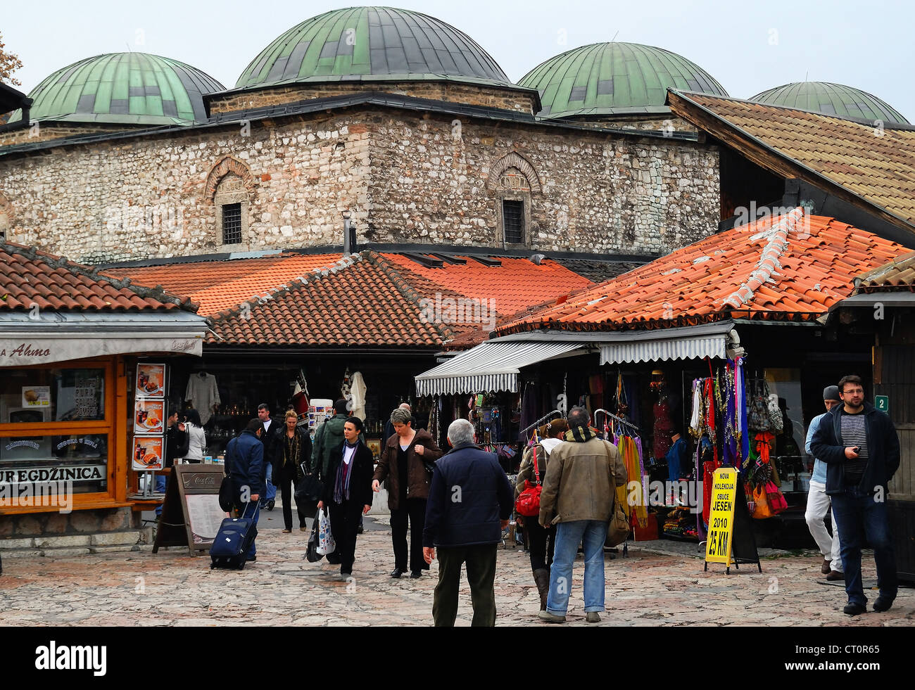 Bosnia herzegovina sarajevo bascarsija quarter hi-res stock photography ...