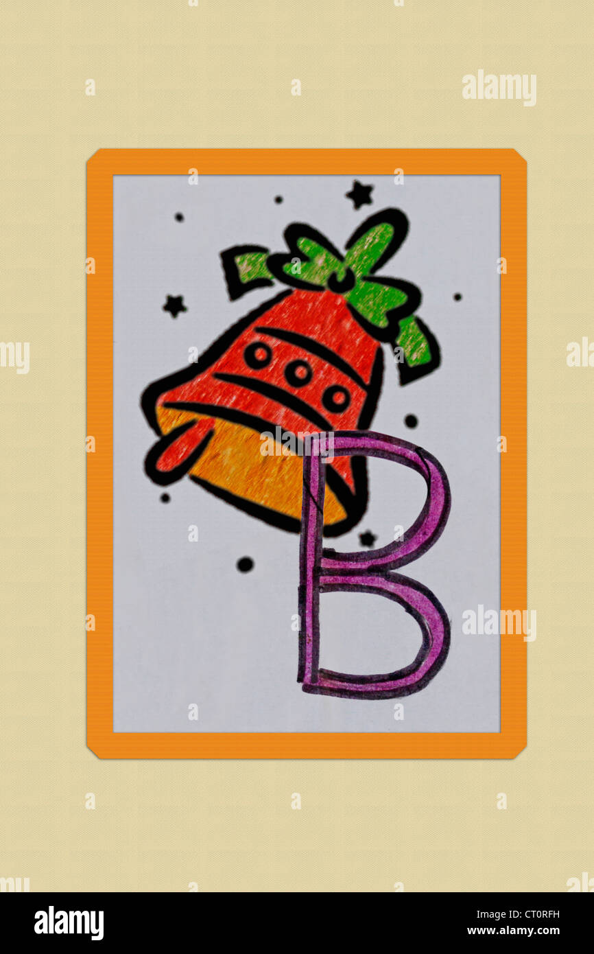 B for bell Stock Photo - Alamy