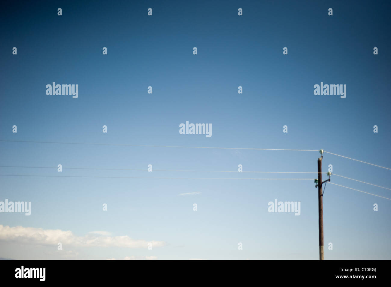 High voltage electric line Stock Photo - Alamy