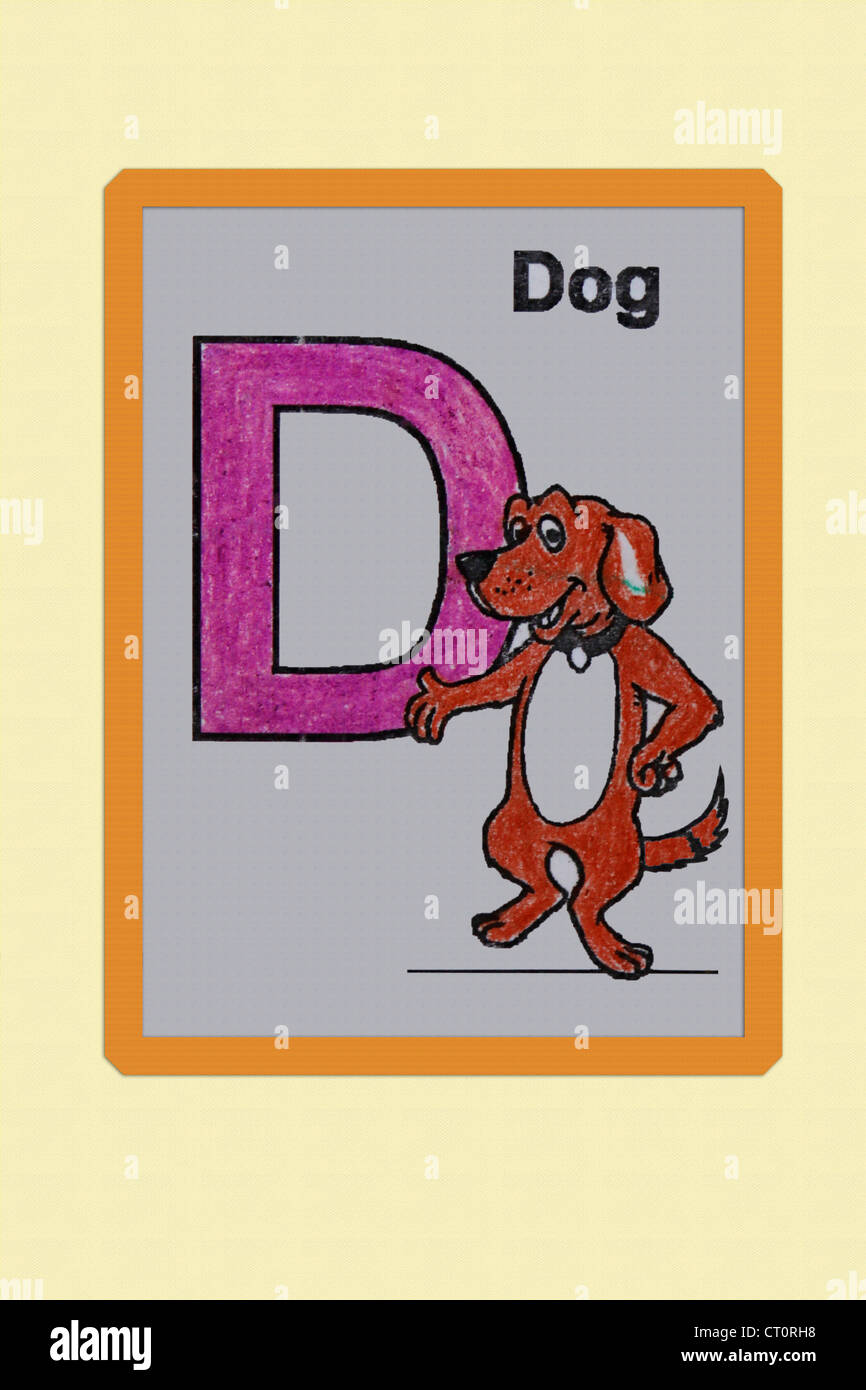 D for dog Stock Photo - Alamy