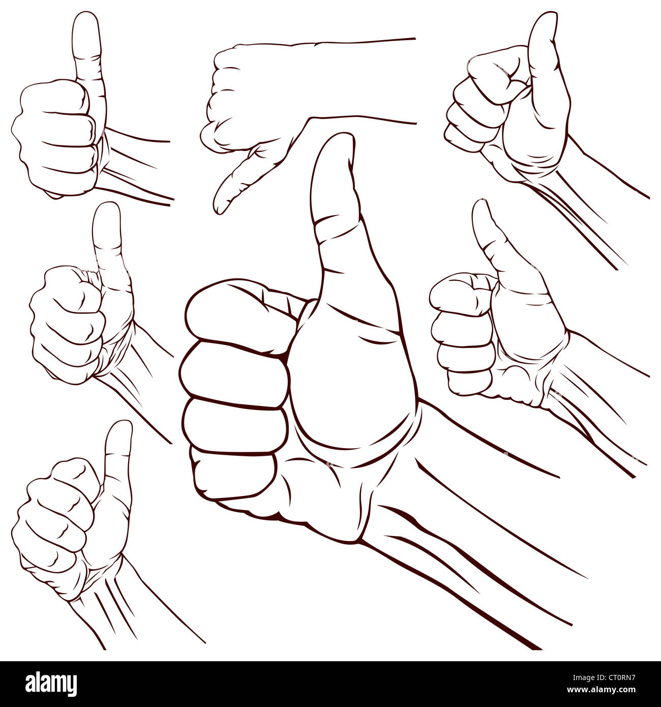 Seven Fingers High Resolution Stock Photography and Images - Alamy
