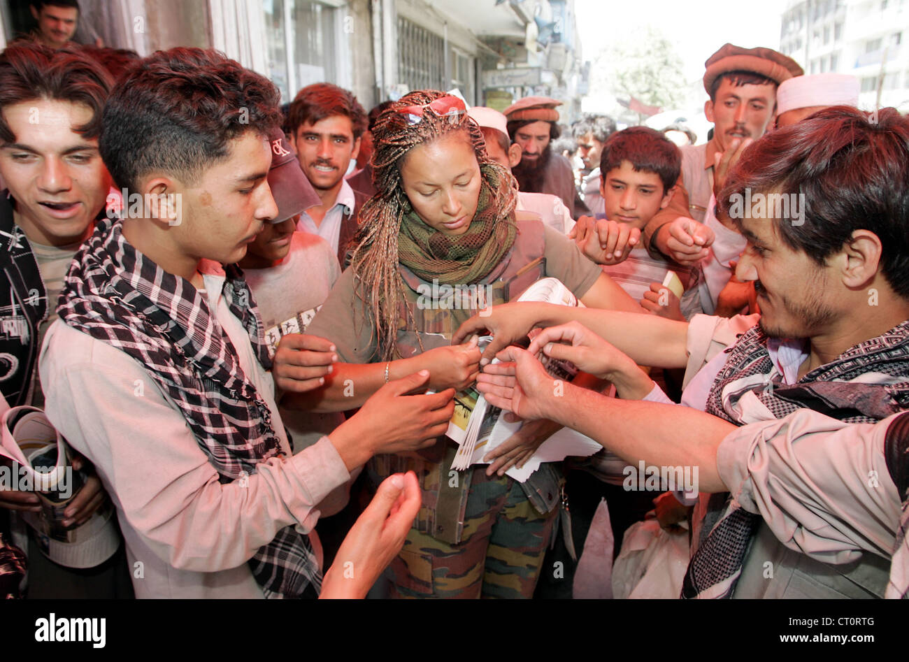 Belgian ISAF soldier of PSYOPS unit Stock Photo - Alamy