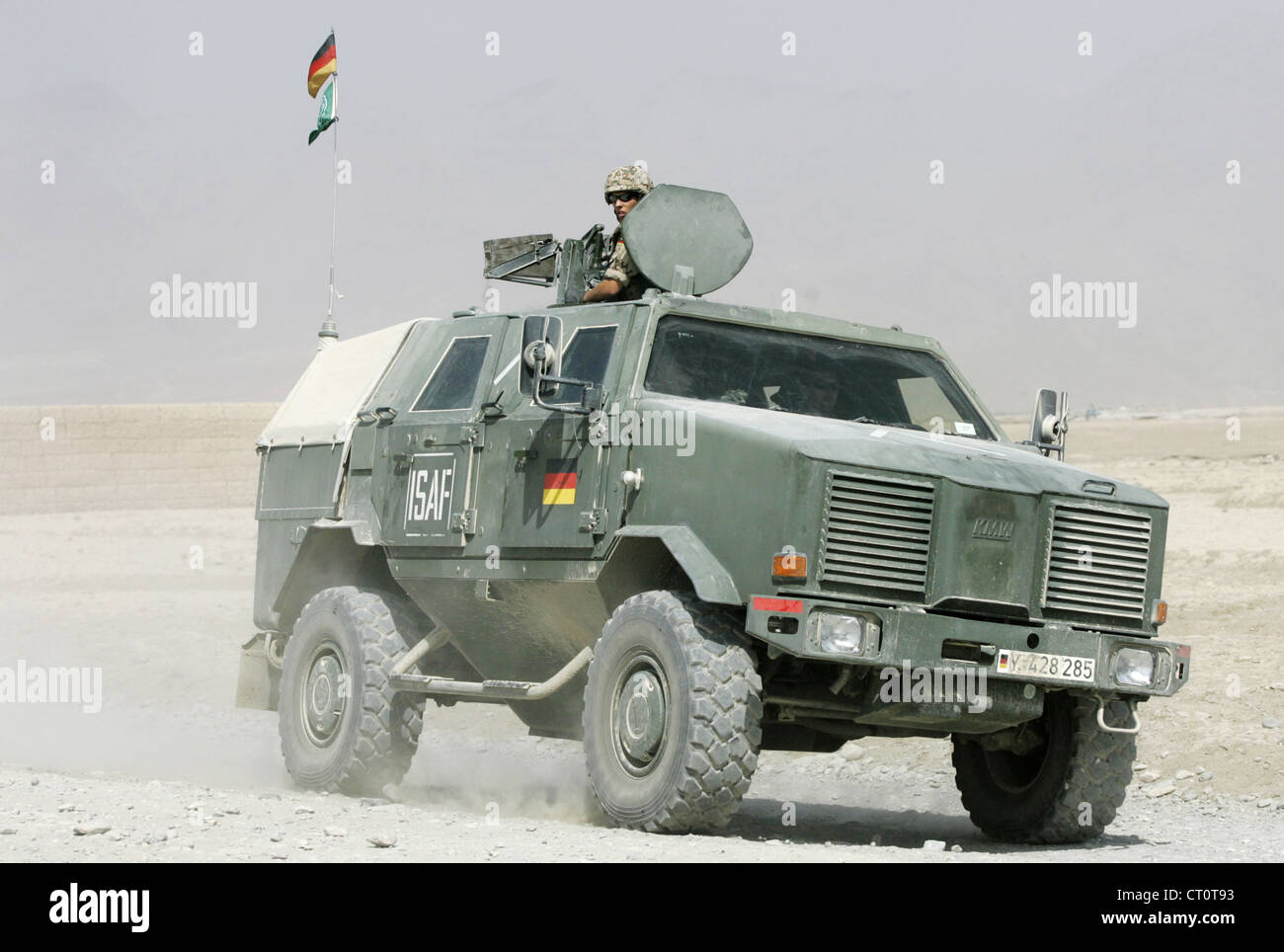 German ISAF patrol outside Kabul Stock Photo - Alamy
