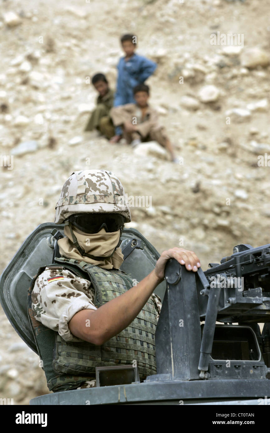 German ISAF patrol Stock Photo - Alamy