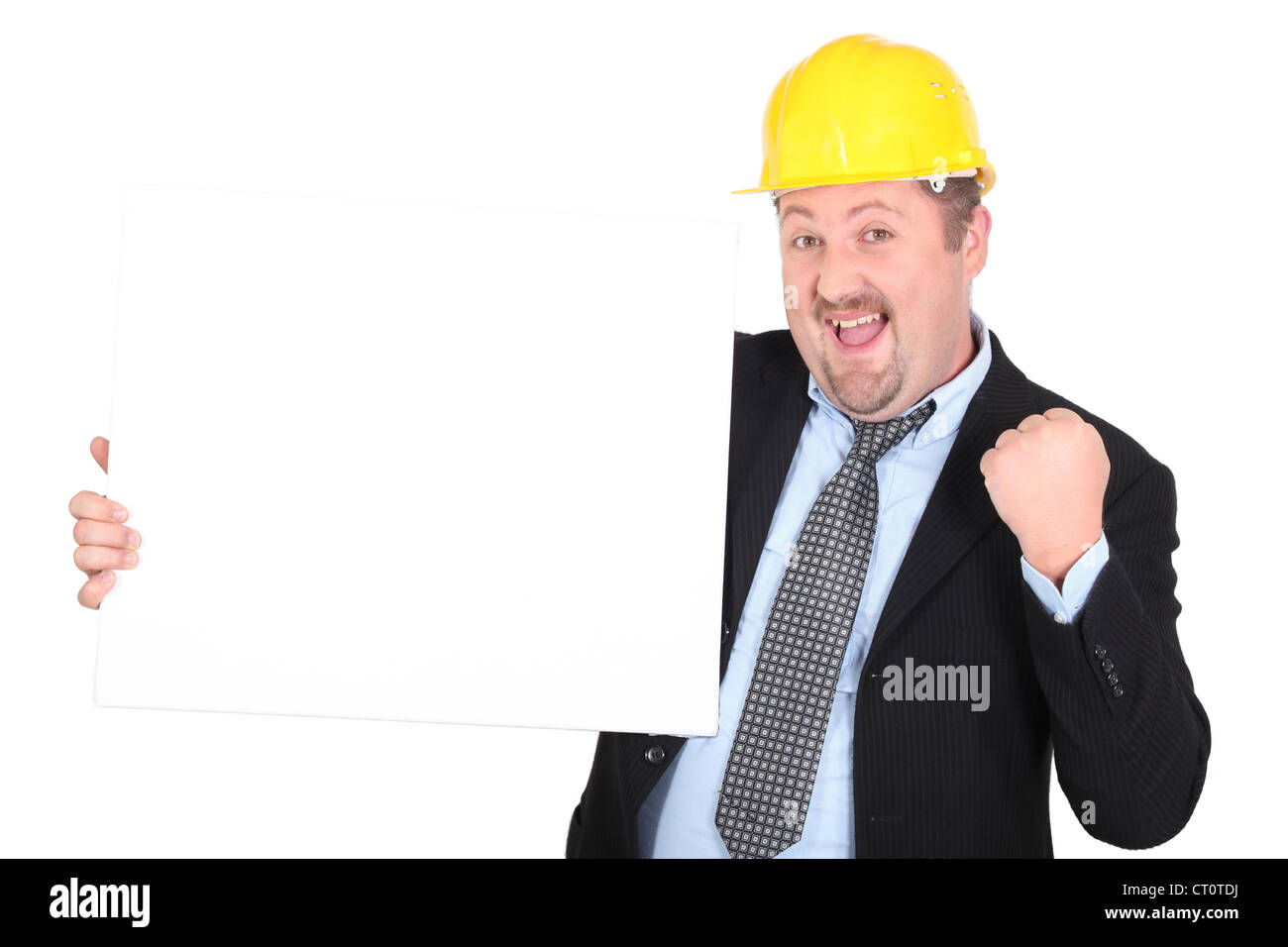 Man suit cheesy smile hi-res stock photography and images - Alamy