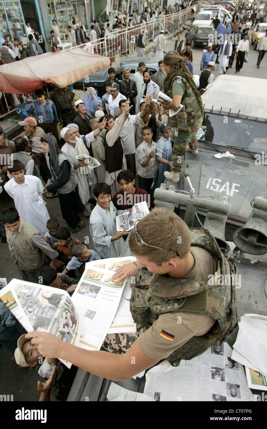 ISAF soldiers of the Operational Information Unit Stock Photo - Alamy