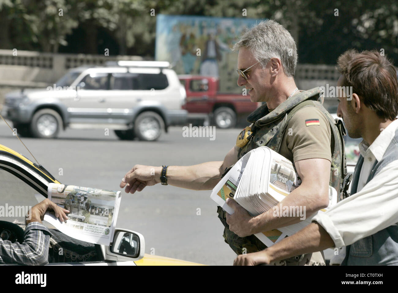 German ISAF soldiers of the Operational Information Unit Stock Photo ...