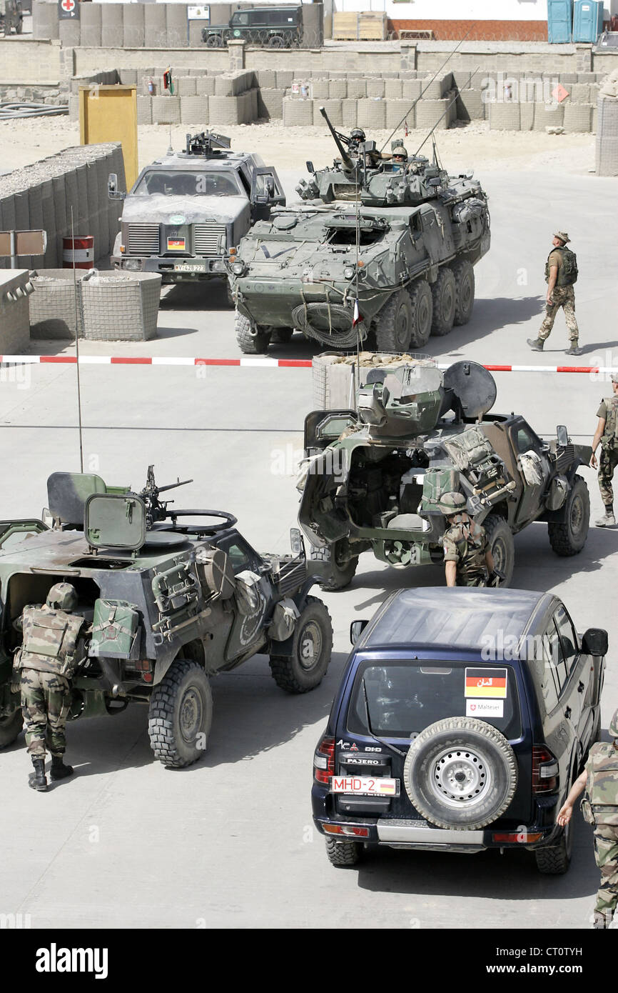 Exit Check Point Camp Warehouse Stock Photo - Alamy