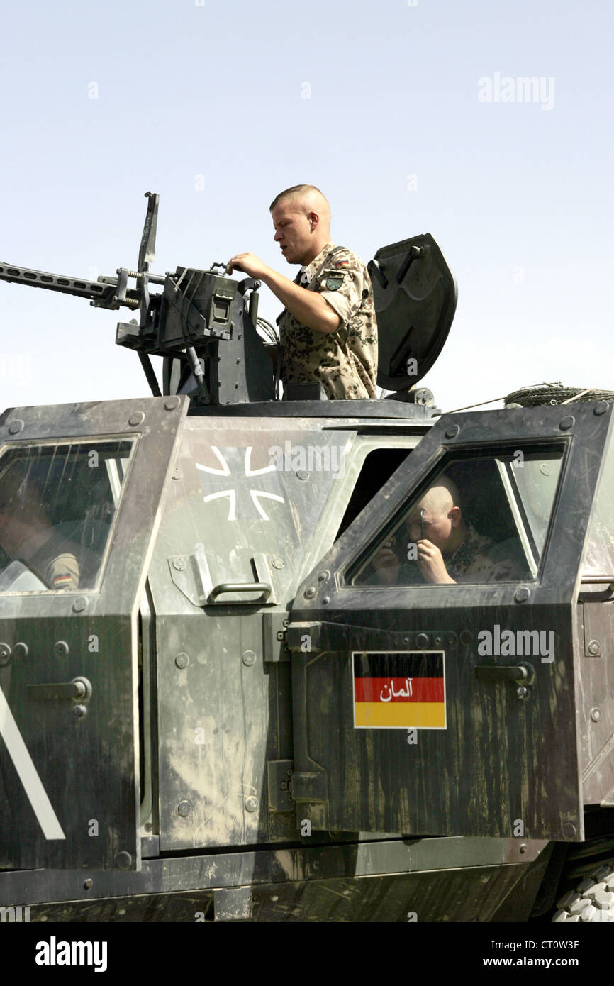 German ISAF patrol Stock Photo - Alamy