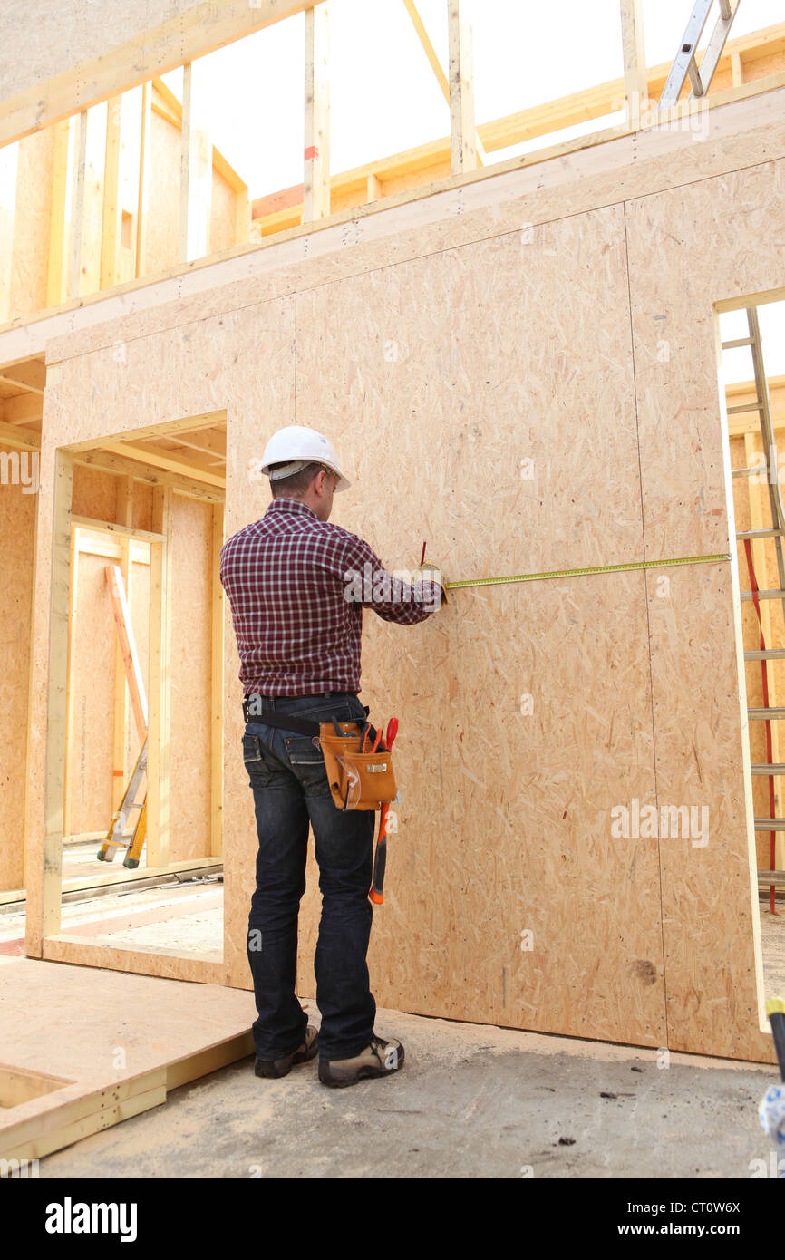 A carpenter at work Stock Photo - Alamy