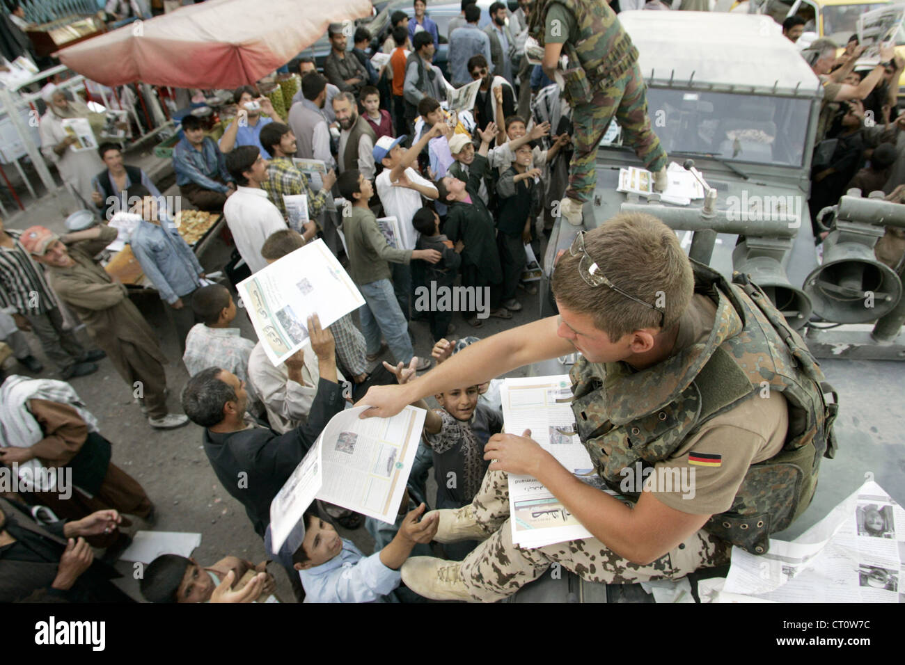ISAF soldiers of the Operational Information Unit Stock Photo - Alamy
