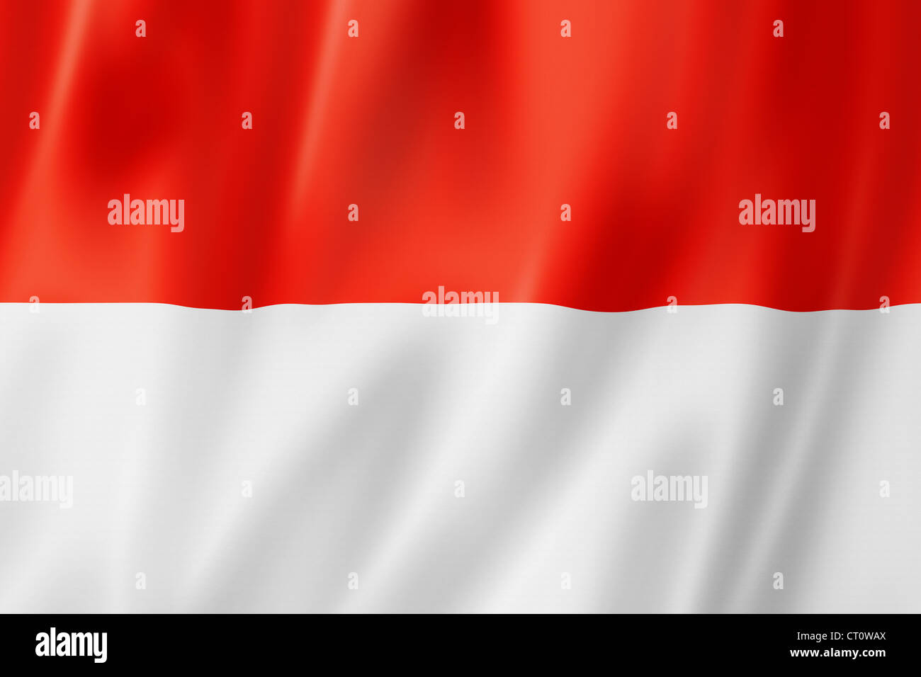 Indonesia flag, three dimensional render, satin texture Stock Photo - Alamy