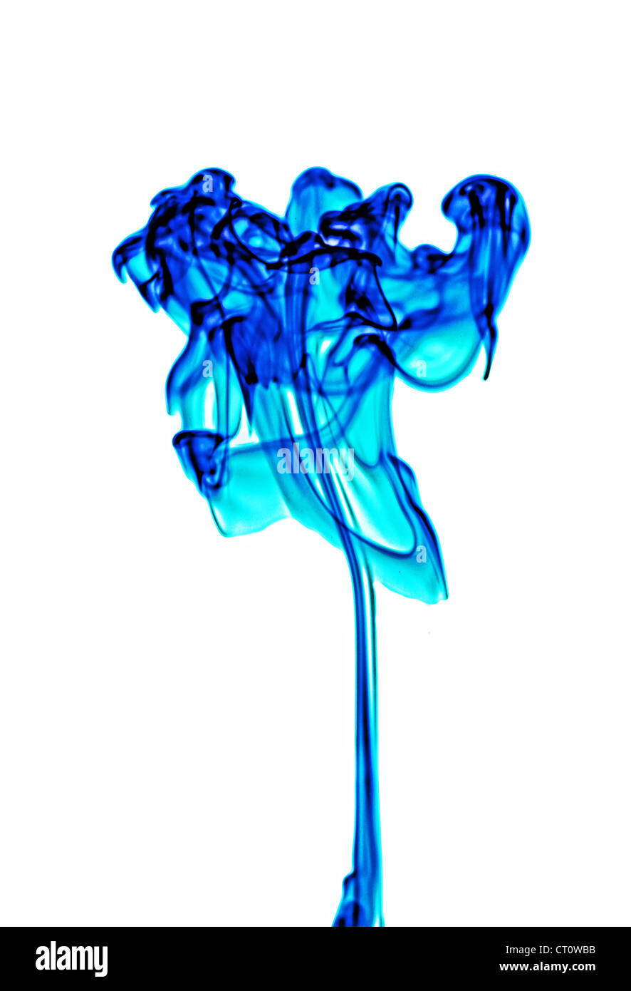 Abstract blue watercolor wave Cut Out Stock Images & Pictures - Alamy