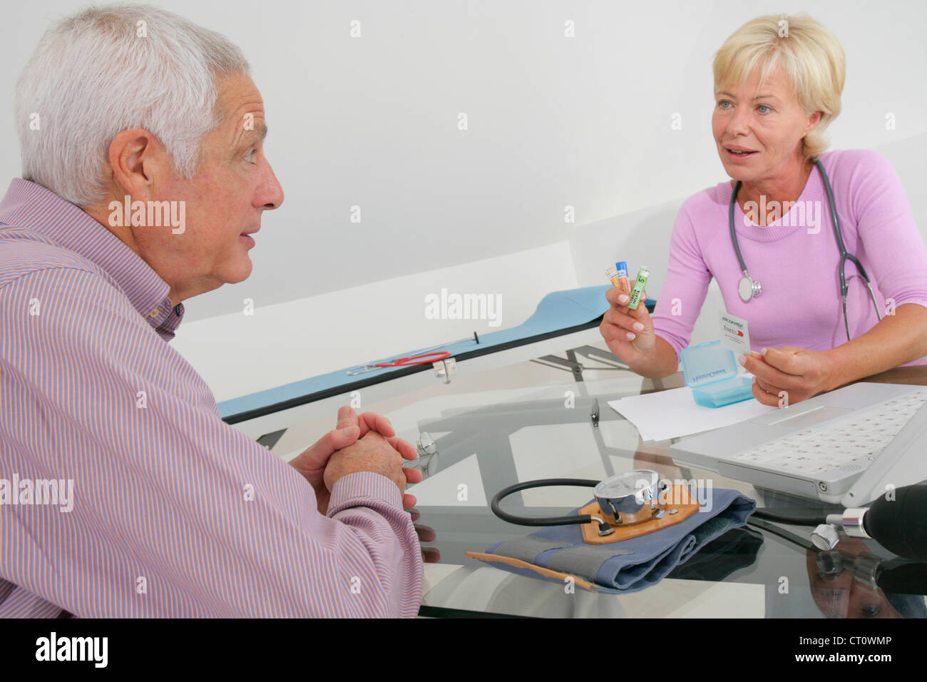 Homeopathy elderly person hi-res stock photography and images - Alamy