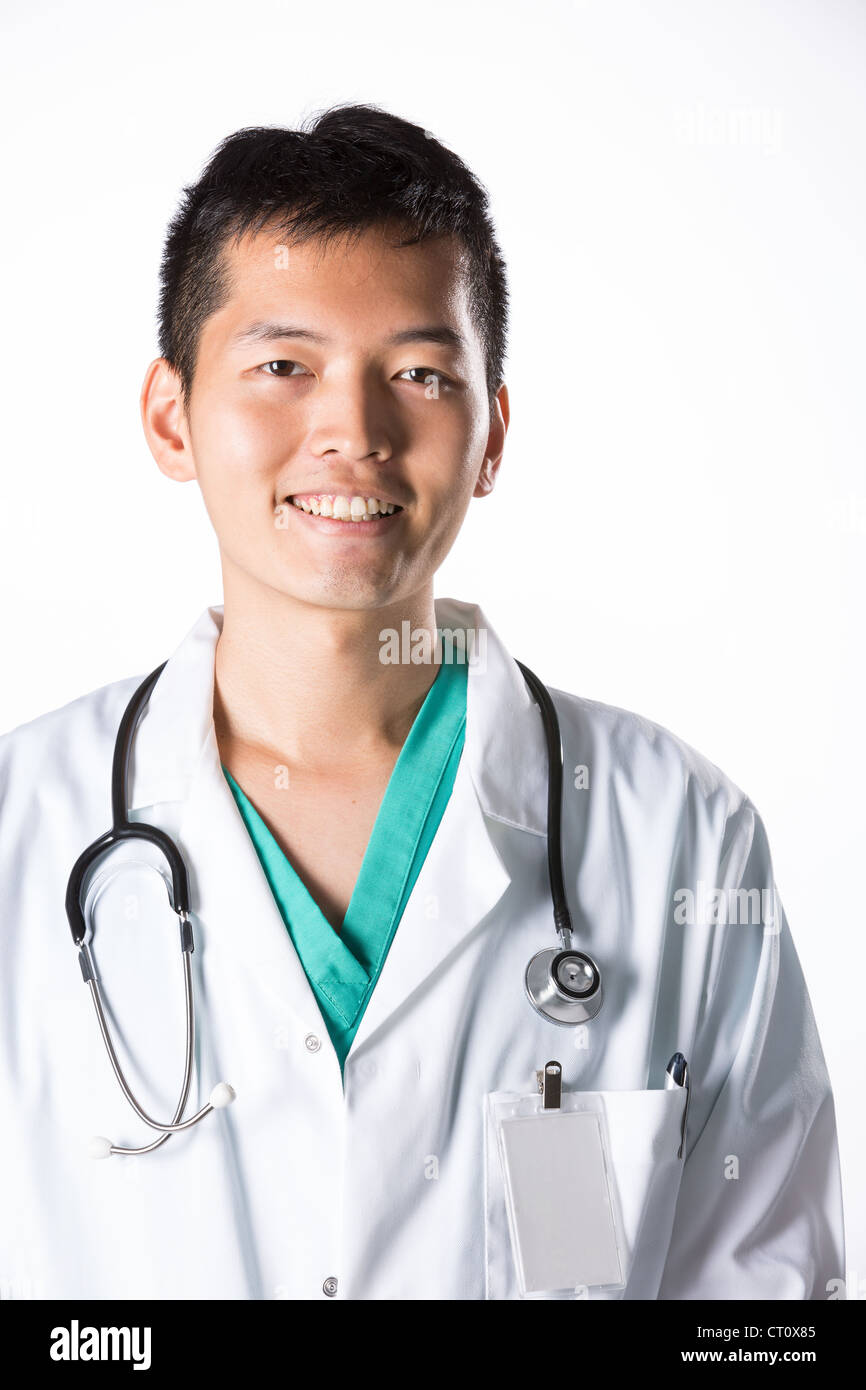 Portrait of a male doctor Stock Photo - Alamy