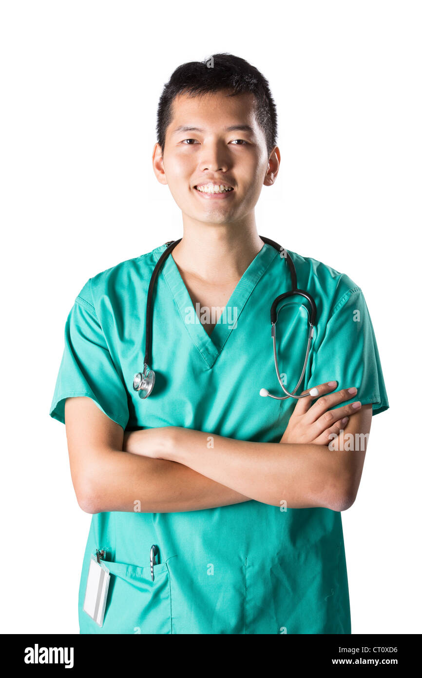Portrait of a male doctor Stock Photo - Alamy